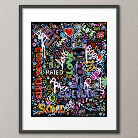 Elena Feliciano Fine Art | Art | Graffiti Art Print Abstract Pop Art ...